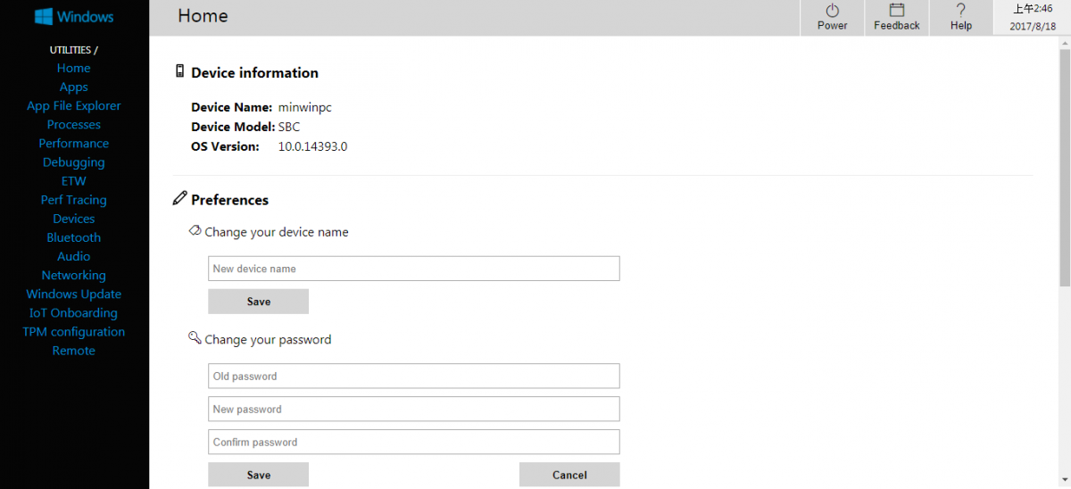 IoTGateway/BSP/Windows10 IoT Core - ESS-WIKI